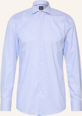HUGO BOSS Hemd Hank Slim Fit blau