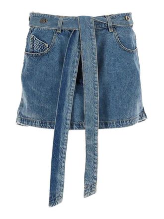 The Attico Minirock - Denim
