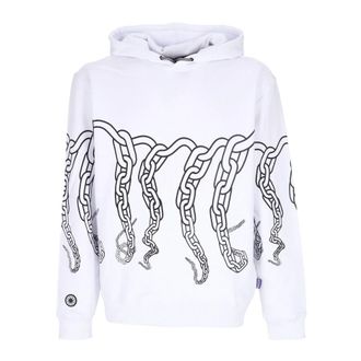 Octopus Leichter Kapuzenpullover mit Kettenkapuze - - Sweatshirts & Hoodies - Herren - Wei&szlig; - L