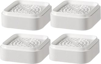Generico Sofa-Erhöhungen, 4 Stück, stapelbar, rutschfest, quadratisch, für Kühlschrank, Tisch, Schreibtisch, Schrank, Schlafzimmer