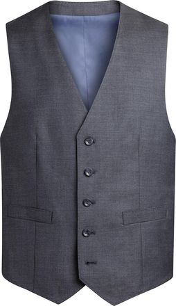 CHARLES TYRWHITT Von Natur aus elastische Twill-Anzugweste - Airforceblau