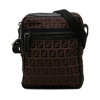 Fendi Pre-owned Gemusterte Umh&auml;ngetasche - - Pre-owned - Damen - Braun - ONE SIZE