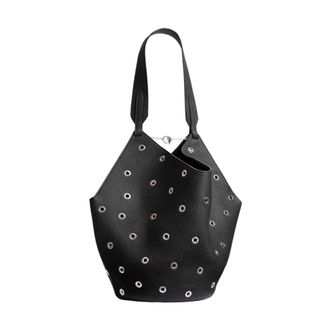 Khaite Schwarze Perforierte Kleine Tasche - - Bags - Damen - Schwarzk - ONE SIZE