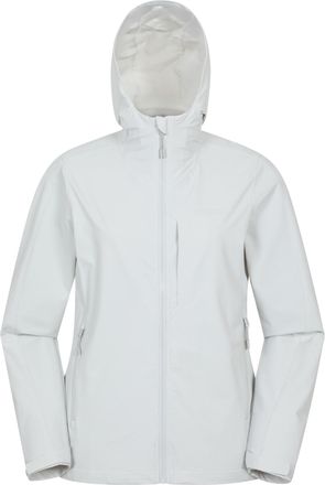 Mountain Warehouse Retreat Softshelljacke Packable f&uuml;r Damen (Hellgrau)