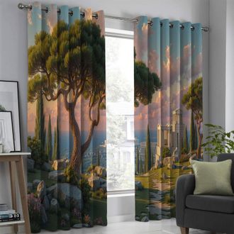 Generic Verdunklungsvorh&auml;nge Vorhang Blickdicht 2Er Set H 145 X B 140 cm Gardinen Mit &Ouml;sen Thermovorhang Hitzeschutz Vorh&auml;nge F&uuml;r Wohnzimmer Schlafzimmer, Ant