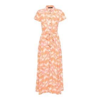Soaked In Luxury Robes - Femme - Robes - Orange - Taille: 36 FR