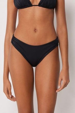Calzedonia Brazilian-bikinihose Shiny Satin Schwarz