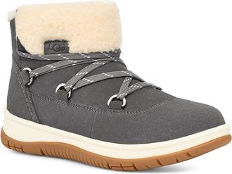 UGG Womens Lakesider Heritage Lace Boot, anthrazit, 38 EU