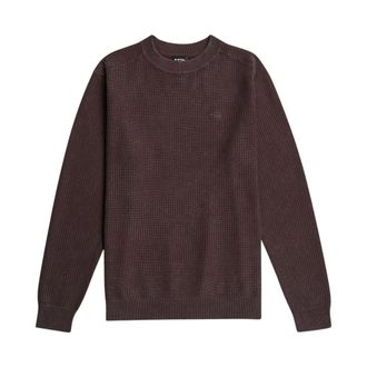 G-Star Homme, Pulls, Brun, Taille: L Washed Knit Pullover