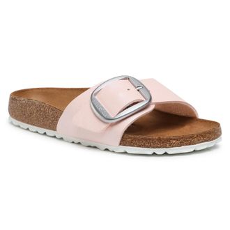 Birkenstock Pantoletten Birkenstock Madrid Big Buckle 1018773 Rosa