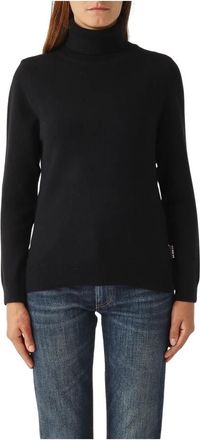 Barbour Femme, Pulls, Noir, Taille: 42 FR Pull Col Roul&eacute; Pendle