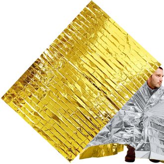 Generico Notfalldecke - Kompaktes &Uuml;berleben von 11,9 cm (4,33 Zoll) | W&auml;rmepr&auml;vention: Erste-Hilfe-Ausr&uuml;stung f&uuml;r Camping im Freien: reflektierende Technologie