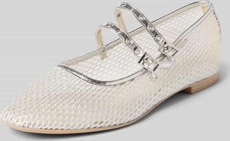 Tamaris Ballerinas in Mesh-Optik mit Dornschließe