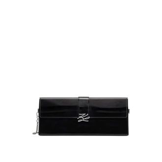 Karl Lagerfeld K/Soir&eacute;e Autograph Flap Clutch - - Bags - Damen - Schwarzk - ONE SIZE