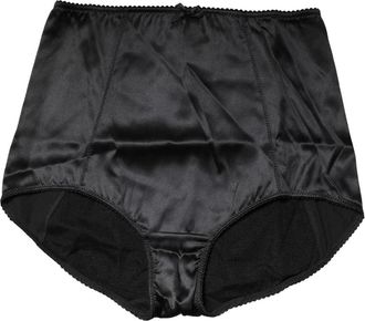 Dolce & Gabbana Femme, Sous-v&ecirc;tements, Noir, Taille: 38 FR Culotte gainante taille haute