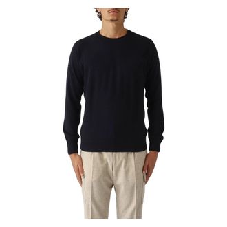 Gran Sasso Rundhals-Strickware - - Knitwear - Herren - Blau - 2XL