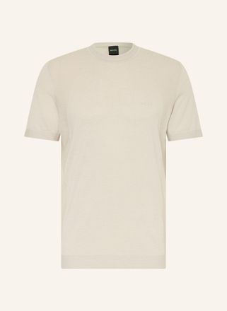 HUGO BOSS Strickshirt Momentum-Lite beige