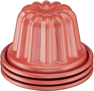 T-fal Set de 3 moules à cannelés Tefal Creabake J3059004 Orange Scénario