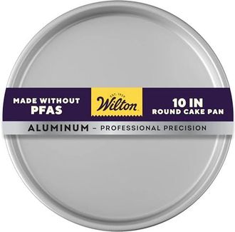 Wilton Performance Pans Runde Kuchenform &Oslash; 25 cm: Backform Rund f&uuml;r Gleichm&auml;&szlig;ige W&auml;rmeverteilung Kuchenblech Tortenform Kuchenbackform - 25,4x5,08 cm