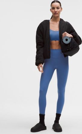 lululemon Wunder Under Leggings mit hohem Bund Full-On Luxtreme f&uuml;r Frauen - 64 cm - Gr&ouml;&szlig;e 10 in Brilliant Blue