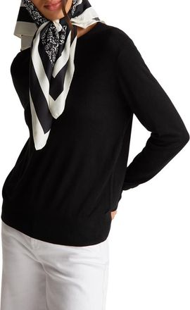 Benetton Damenpullover, Schwarz, XS