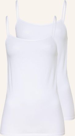 Schiesser 2er-Pack Tops 95/5 weiss