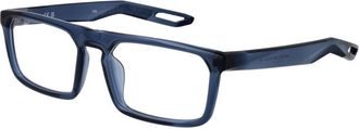 Nike Blaue Edelstahlbrillen (Gestelle)