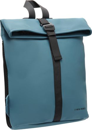 New Rebels Mart Los Angeles Wasserabweisender Rucksack - 7l Rolltop - Modische Tasche F&uuml;r Jedes Abenteuer - Wasserabweisender Rucksack Unisex - Petrol