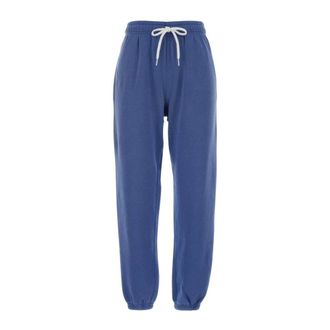 Polo Ralph Lauren Pantalon de jogging &agrave; cordon de serrage - Femme - Pantalons - Bleu - Taille: 42 FR
