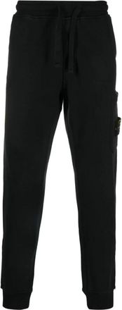Stone Island Homme, Pantalons, Noir, Taille: XL Pantalon de surv&ecirc;tement avec patch boussole