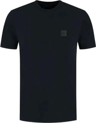 Stone Island Homme, Tops, Bleu, Taille: M Logo T-Shirt