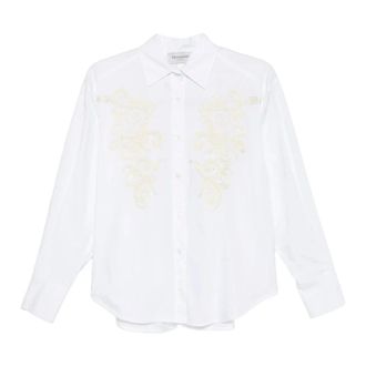 Ermanno Scervino Femme, Blouses et Chemises, Blanc, Taille: 40 FR Mfb20 Camicia