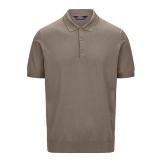 K-Way Homme, Tops, Beige, Taille: S Polo S/S Mod.Pleyne