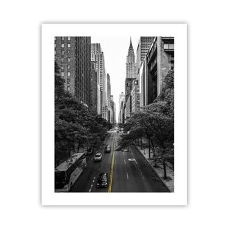 Arttor Poster ohne Rahmen Deko 40x50cm Broadway New York Wandposter Art Prints Wanddeko Bild Wand Kunstdruck Wandbilder Dekoration Wohnzimmer Schlafzimmer K&uuml;