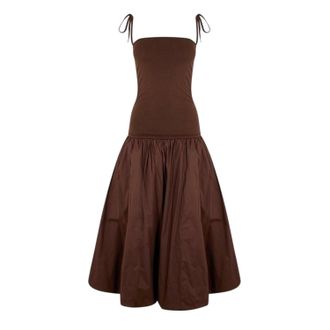 Amy Lynn AmyLynn - Alexa Midikleid f&uuml;r Damen (Schokolade)
