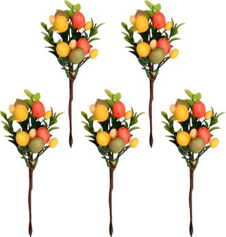 Generic K&uuml;nstlicher Ostereier Zweig Osterdeko Eier Blumenstrau&szlig; Dekozweige Kunstblumen Gesteck Kinder Basteln DIY Kranz Girlande Vase Blumenarrangement Fr&uuml;hli