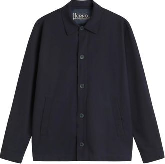 Herno Homme, Vestes, Bleu, Taille: L Sobrecamisa T&eacute;cnica