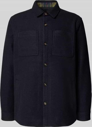Barbour Regular Fit Hemdjacke mit Woll-Anteil Modell MARLOW