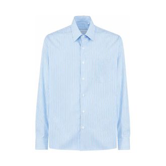 Costumein Homme, Chemises, Bleu, Taille: L Chemise Coupe Ample
