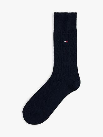 Tommy Hilfiger Chaussettes en laine mélangée maille torsadée