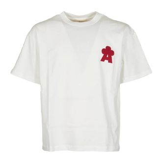 A Paper Kid Wei&szlig;es T-Shirt mit seitlichem Logo - - Tops - Herren - Wei&szlig; - L