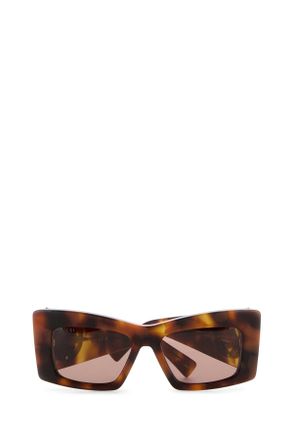Gucci Womens Printed Acetate Sunglasses Havanahavanaviolet Exterior: Occhiali Da Sole