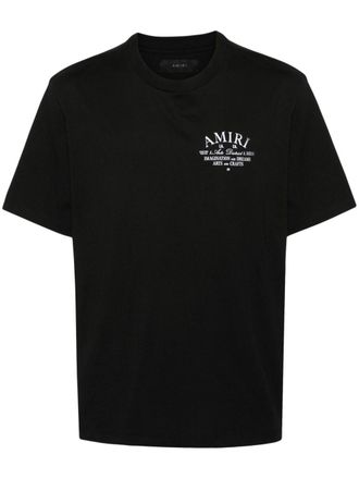 Amiri T-Shirt mit Logo-Print - Schwarz