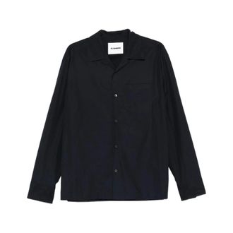 Jil Sander Homme, Chemises, Bleu, Taille: M Shirt