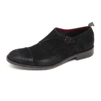 Barracuda Vintage-Effekt Schnalle Schuh Glasgow Modell - - Shoes - Herren - Schwarzk - 44 EU