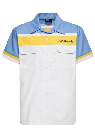 King Kerosin Herren Workwear Hemd Redondo Beach Speed Kings