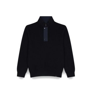 Paul & Shark Typhoon Half Zip Pullover - - Knitwear - Herren - Blau - M