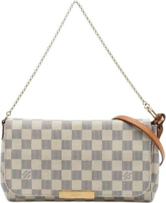 Louis Vuitton Sac &agrave; bandouli&egrave;re Pre-owned Favorite MM - Femme - Pre-owned - Blanc - Taille: ONE Size
