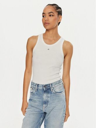 Calvin Klein Top Graphic K20K208065 Wei&szlig; Slim Fit