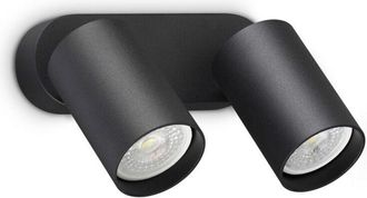 Ideal Lux Ideal Lux DYNAMITE Spot double plafonnier noir 2x GU10